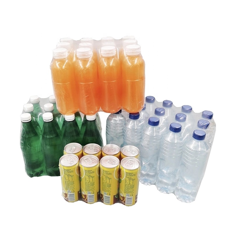 Transparent PE shrink wrap sleeve for drink bottle