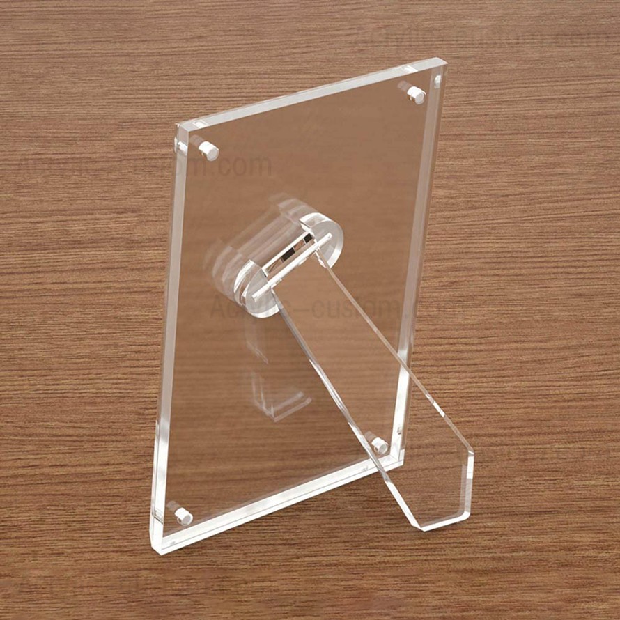 5x7 Picture Frame Acrylic Photo Frame with Magnets for Tabletop Display